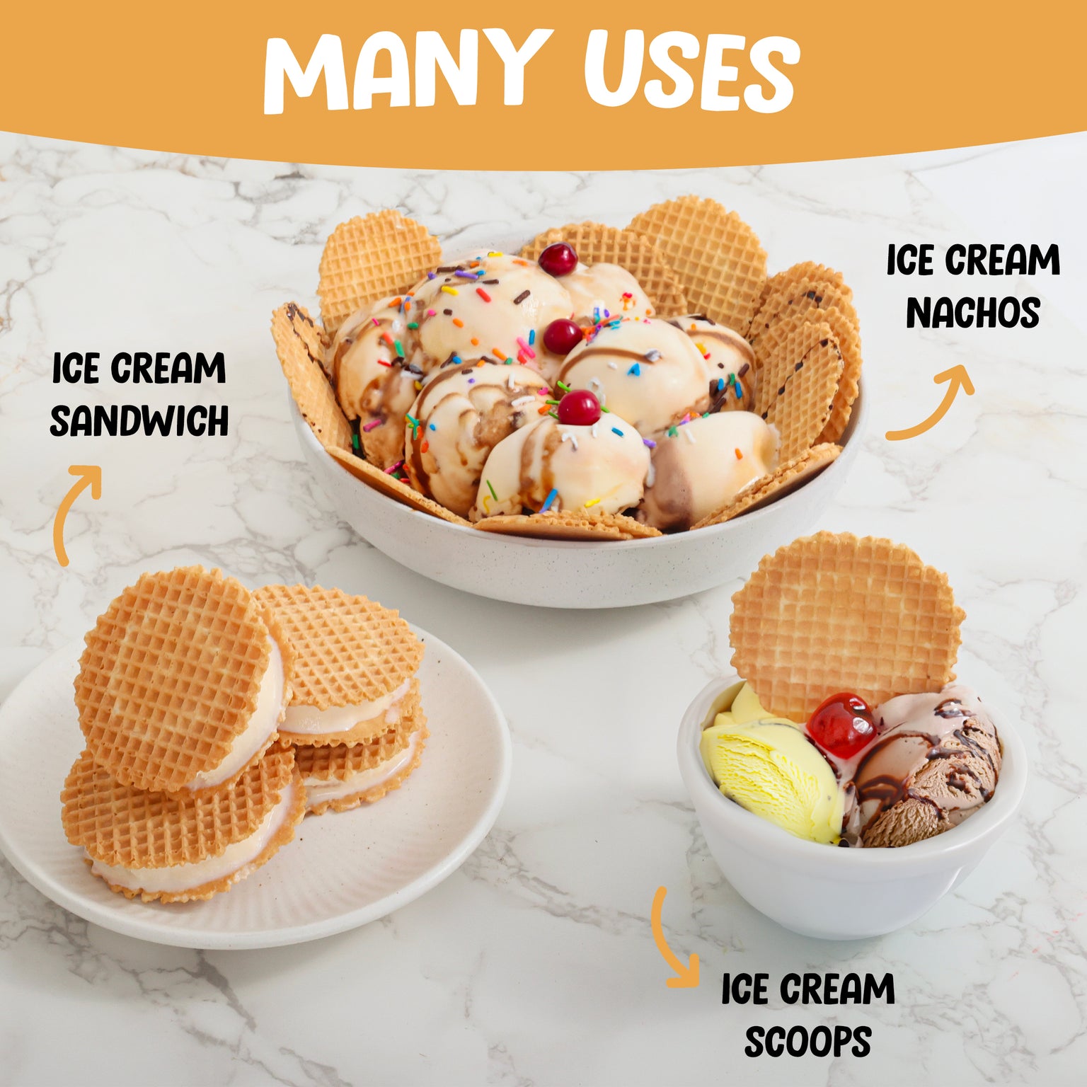 Waffle Cone Chips – 1,000 – Rooted In Rare